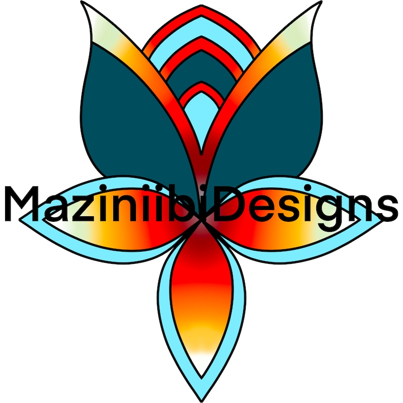 Digital Download PNG Ojibwe Floral by Mazinibiidesigns | 5 PNG | 4200px ...