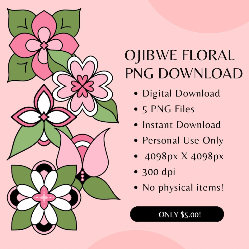 Ojibwe Floral Design - Etsy