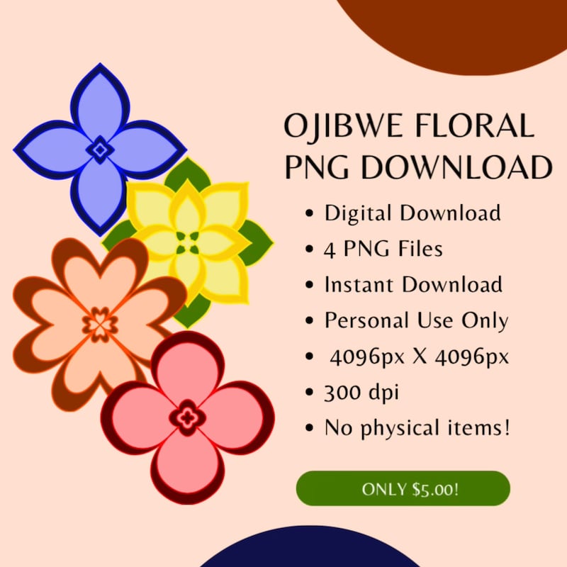 Ojibwe Floral Designs - Etsy Canada