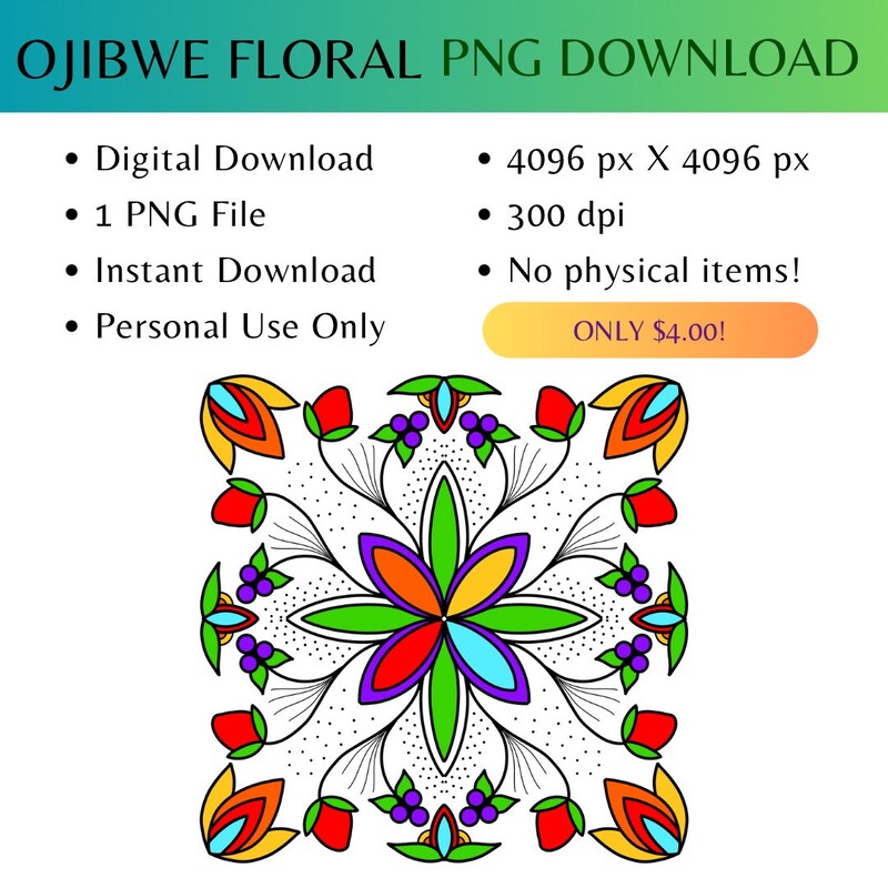 Ojibwe Floral Designs - Etsy Canada