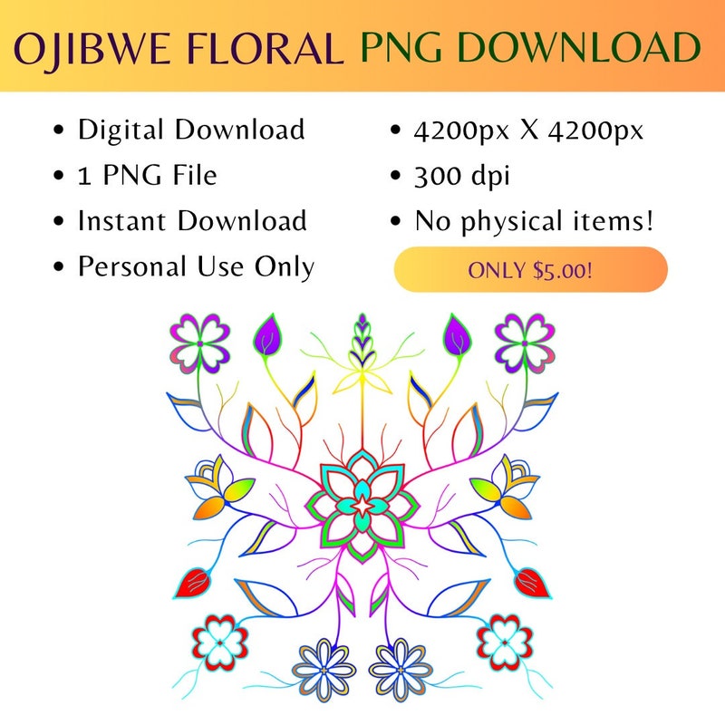 Ojibwe Floral Designs - Etsy Canada