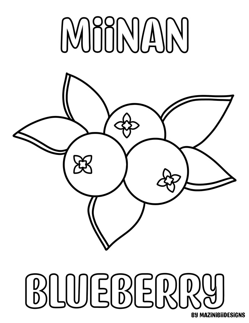 Printable Ojibwe Floral Coloring Pages by Mazinibiidesigns 5 Pages ...