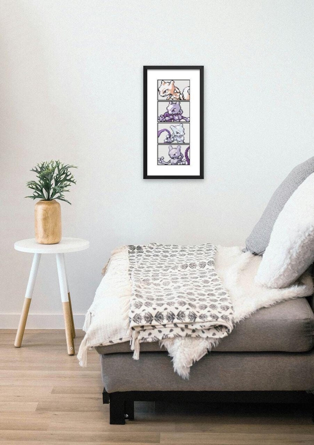 Mewtwo Through the Generations Cross Stitch Pattern - Etsy