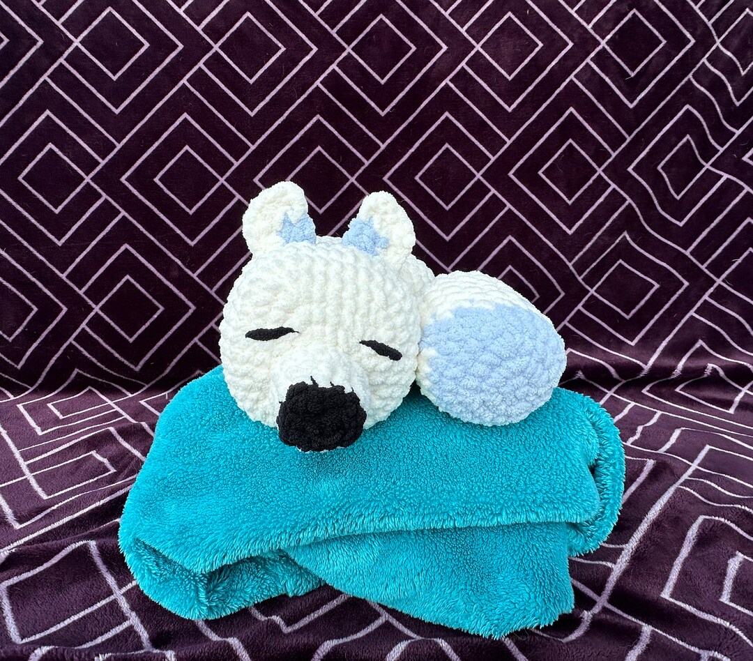 Minecraft Arctic Fox Amigurumi Plushie Minecraft Crochet Minecraft ...