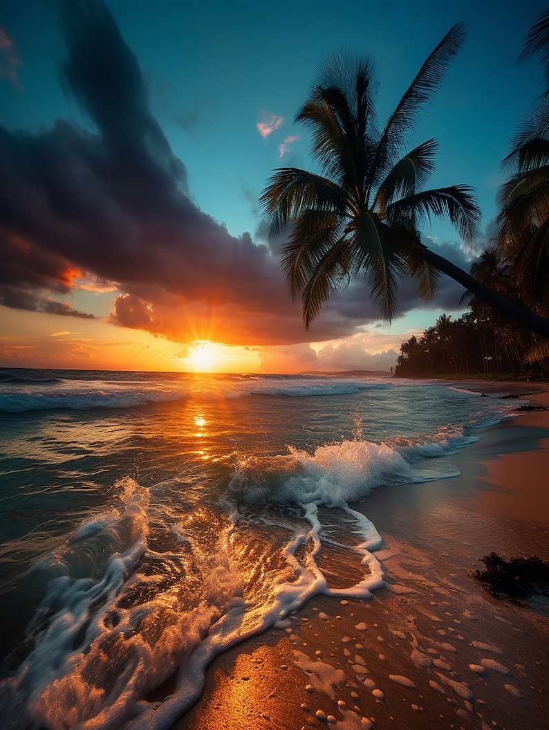 Tropical Beach Tapestry Collection #1 | Art, Beach, Island, Water, Sand ...