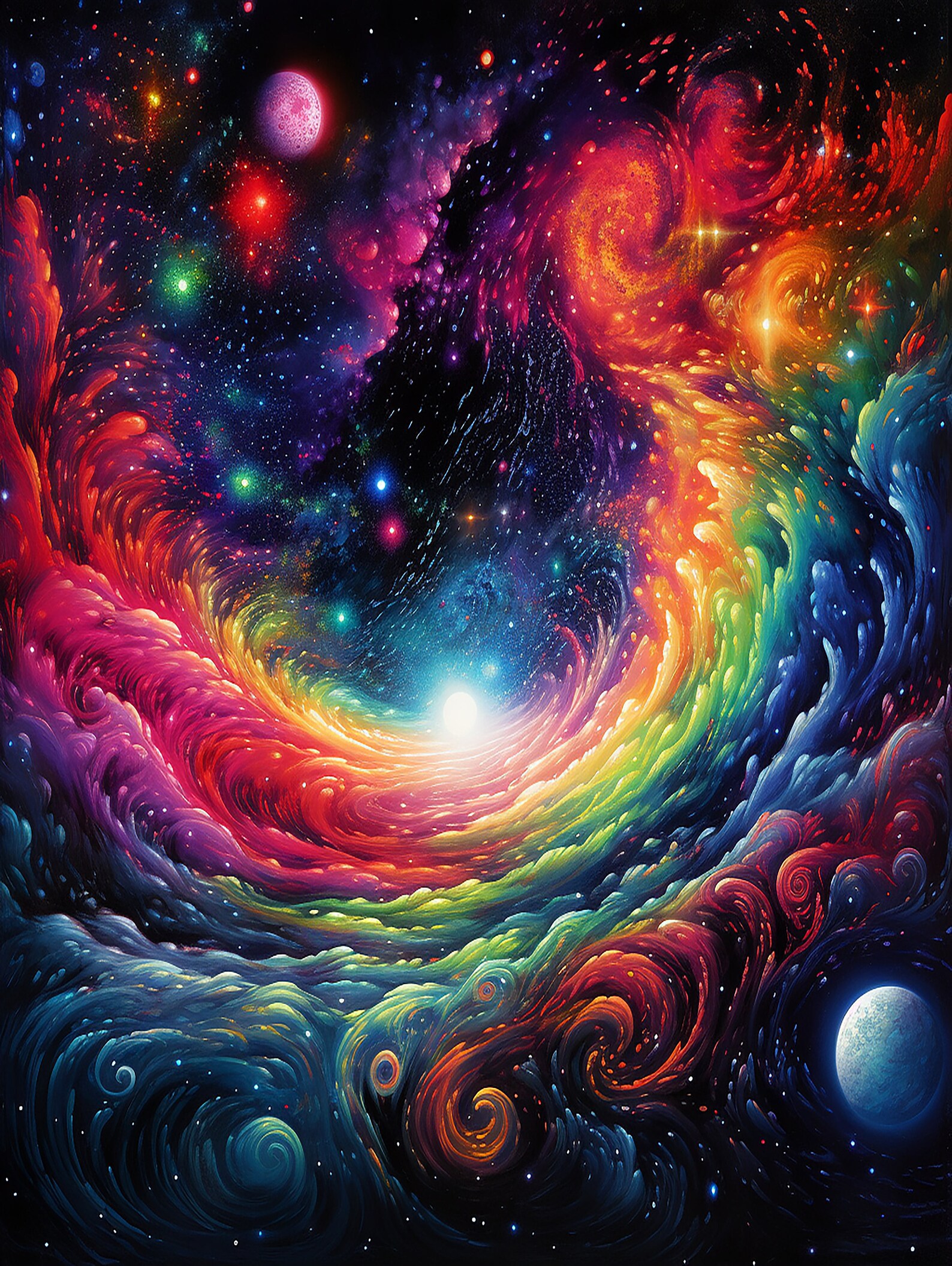 Huge Space Odyssey Tapestry Collection 1 | Art, Cosmos, Trippy, Rainbow ...