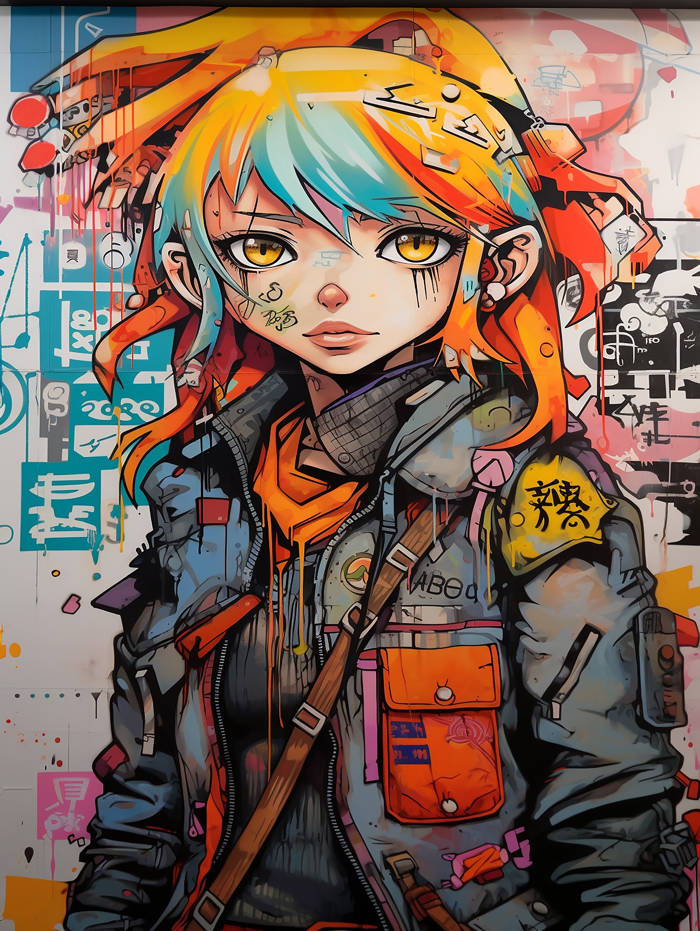 Huge Anime Manga Punk Tapestry Collection 1 | Art, Anime, Manga, Punk ...