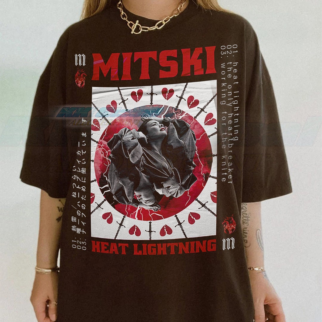 Mitski Heat Lightning Rock Album Tee Exclusive Mitski Heat - Etsy