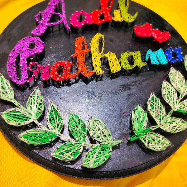 Name String Art - Etsy