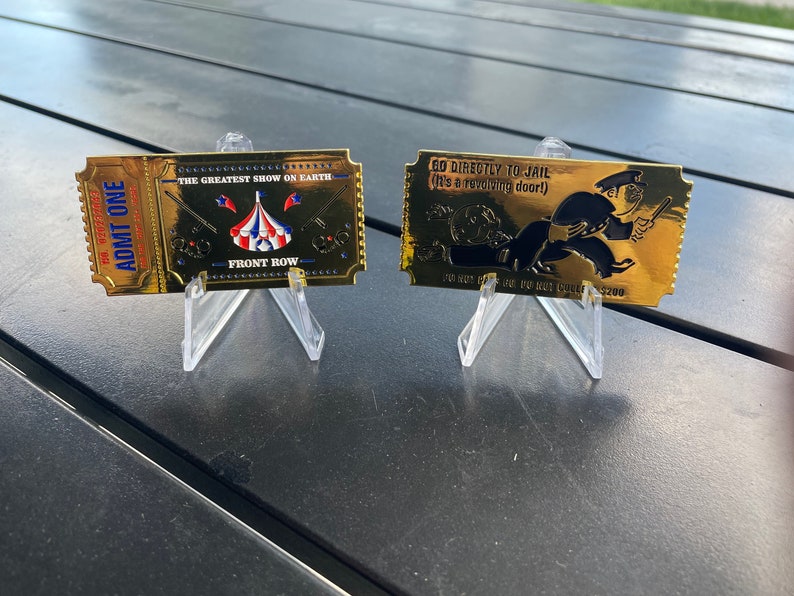 Admit One – Best Show on Earth Law Enforcement Challenge Coin – Limited ...