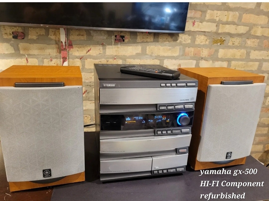 Vintage Yamaha GX-500 Hi-fi Mini Component Stereo System Exc - Etsy
