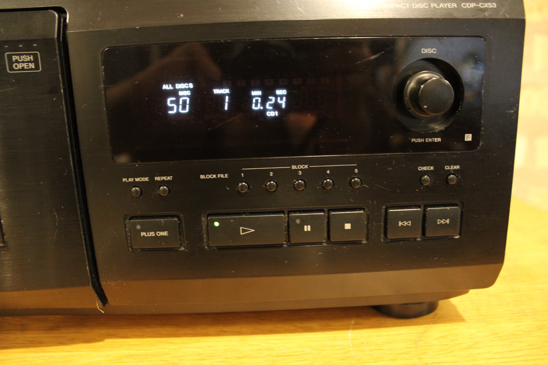 Sony Stereo Components System 50 Cd Changer/ Powerful Receiver W/ Remot ...