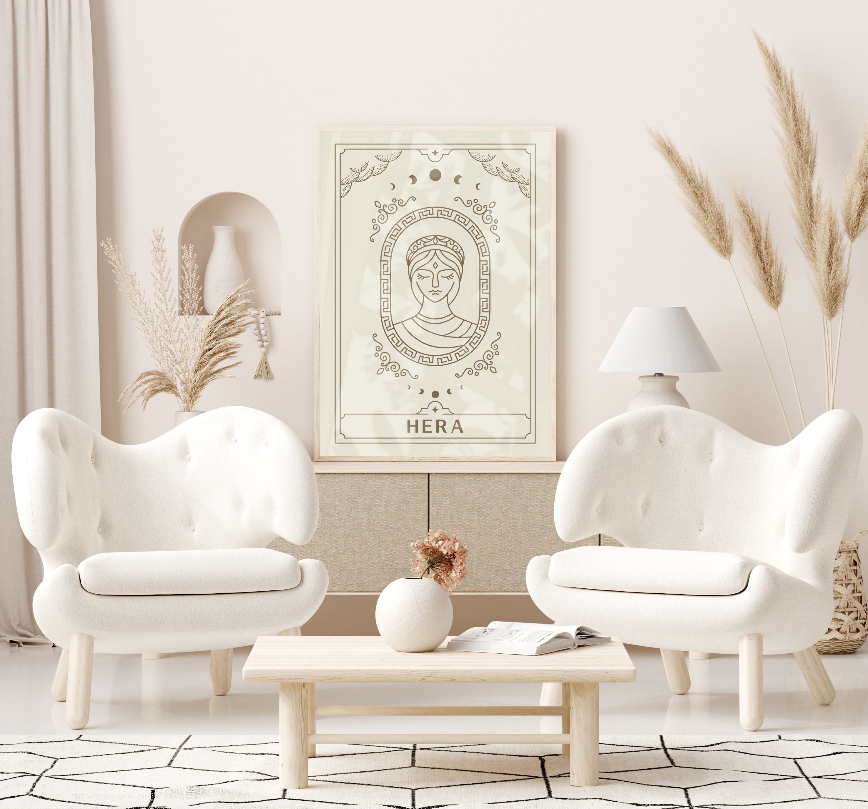 Mythological Greek Goddesses Poster Set of 3, Helios, Hera and Hestia ...