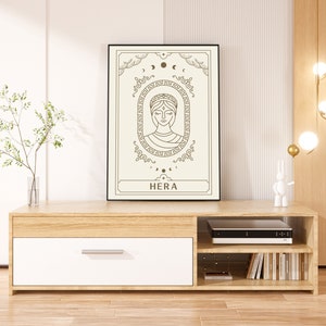 Mythological Greek Goddesses Poster Set of 3, Helios, Hera and Hestia ...