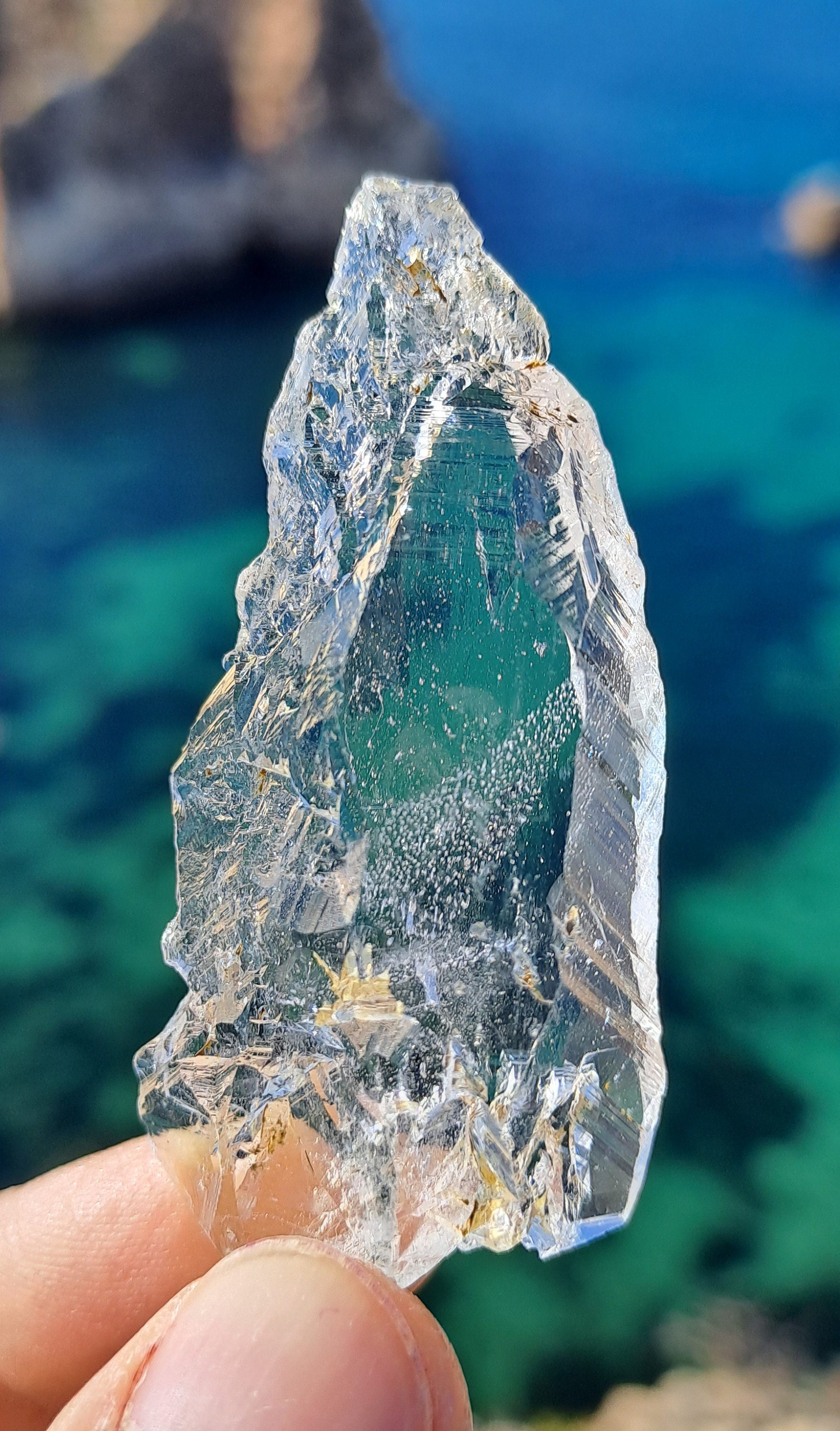 Optical Aesthetic Himalayan Tormiq Quartz Crystal W Wisps & Golden ...