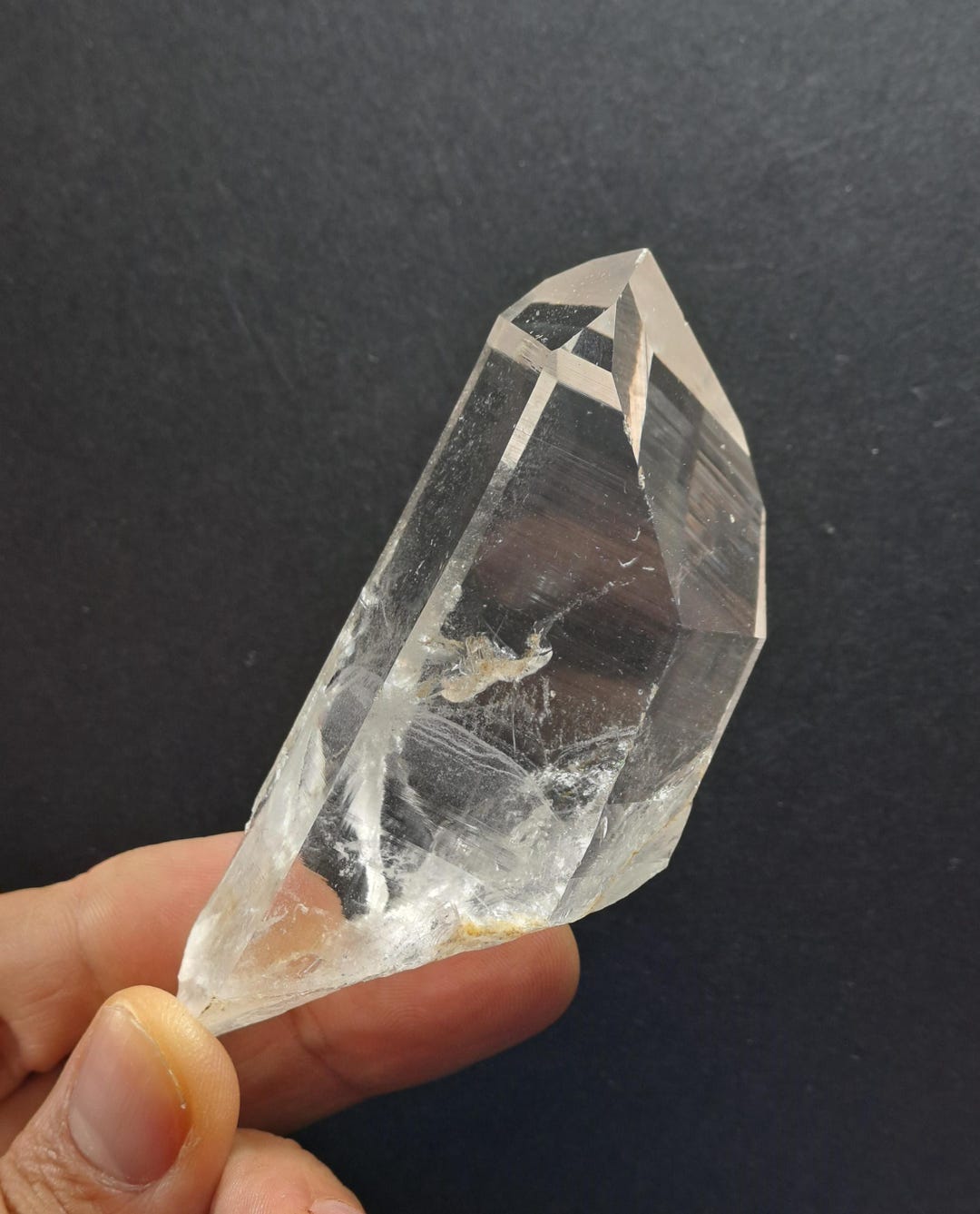Lemurian Self Healed Channeler Quartz Crystal - Colombia_108gr - Etsy ...