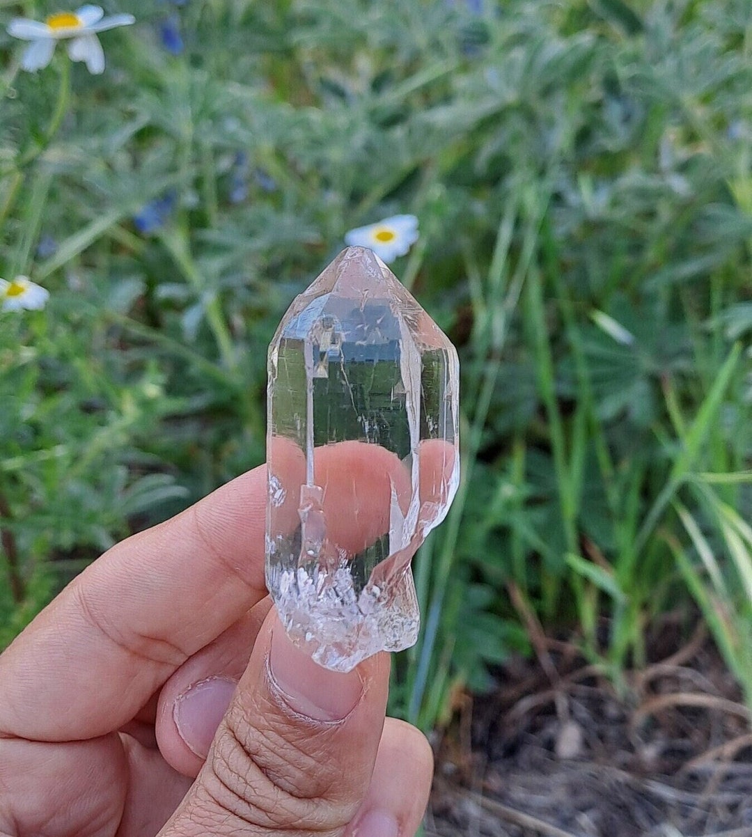 Optical Himalayan Hashupi Cathedral Quartz Crystal, Twin Flame W ...
