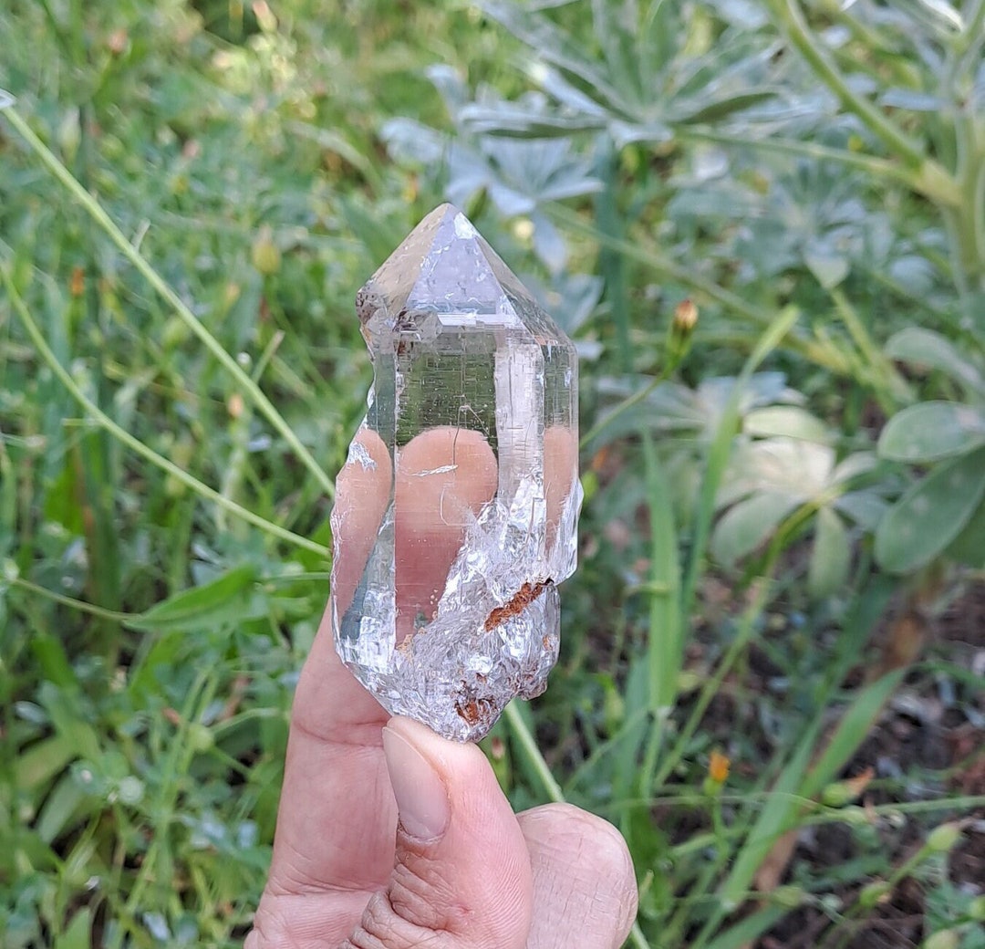 Optical Himalayan Hashupi Quartz Crystal, Record Keeper, Self Healed ...