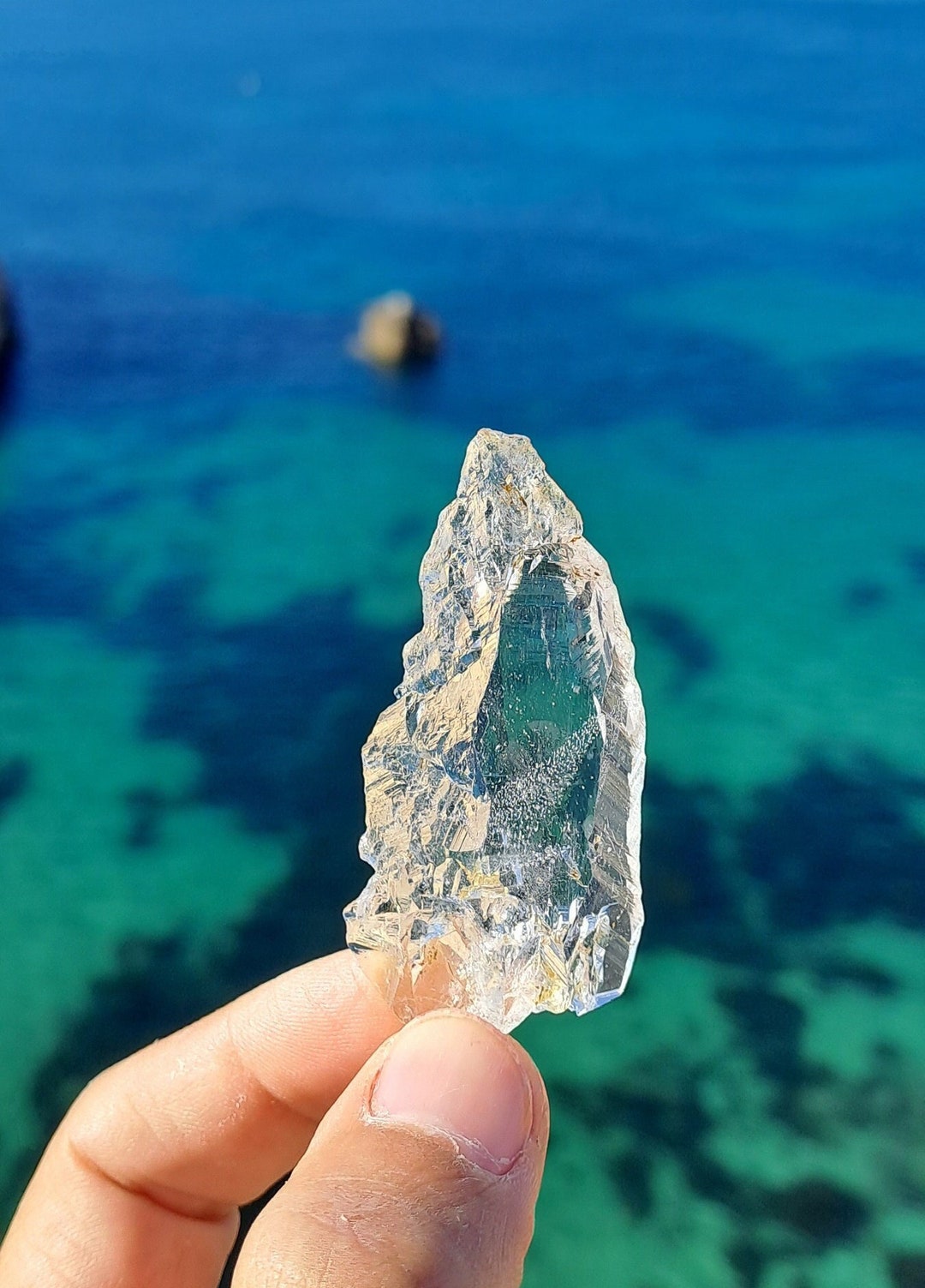 Optical Aesthetic Himalayan Tormiq Quartz Crystal W\ Wisps & Golden ...