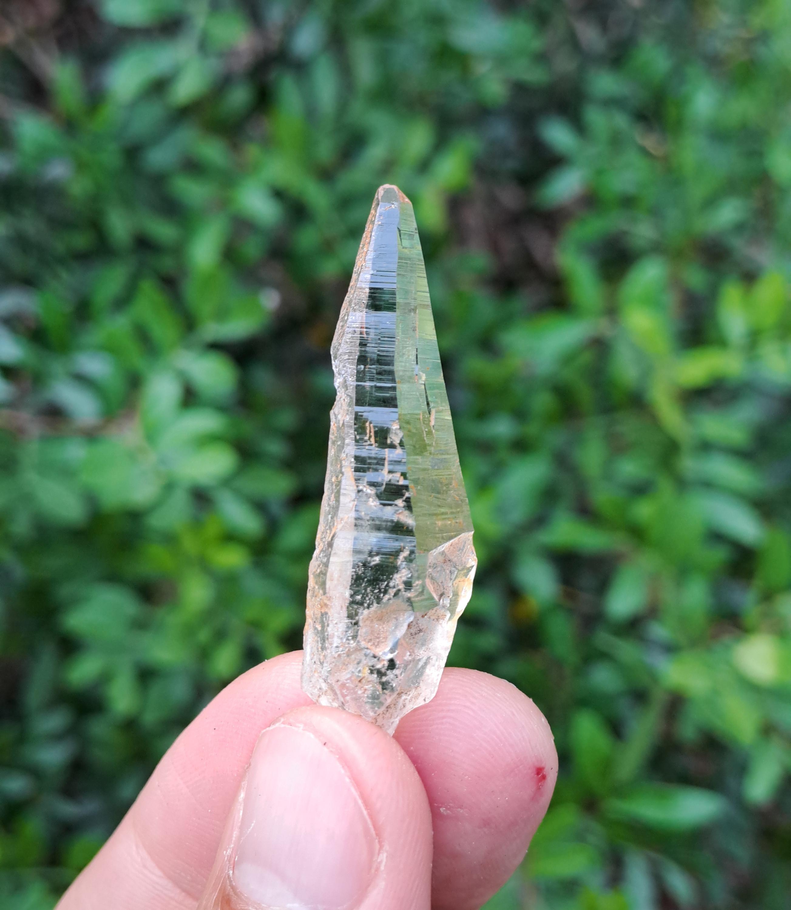 Golden Iridescent Ganesh Himal Laser Wand Quartz Crystal W\ Isis Face ...