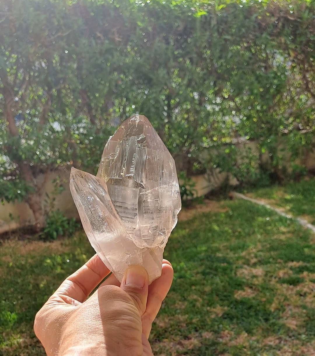 Himalayan Lemurian Smoky Quartz Twin Flame Etched Doorway Rainbow ...