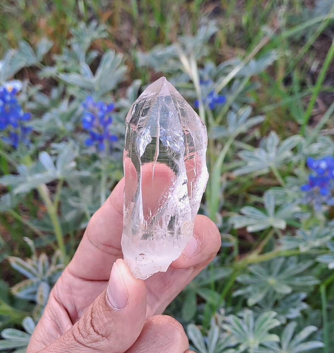 Optical Himalayan Hashupi Cathedral Quartz Crystal, Self Healed W ...