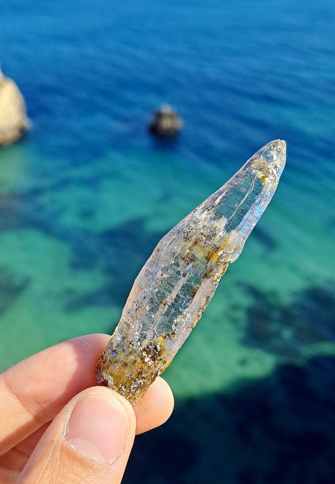 Himalayan Hashupi Tessin Habit Quartz, Double Terminated, Alien Quartz ...