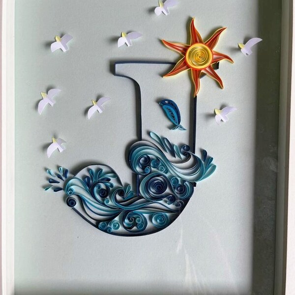 Quilled Monogram - Etsy