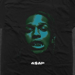 Asap Rocky T-shirt, Asap Mob Concert Tour Merch Heavy Cotton Tee - Etsy