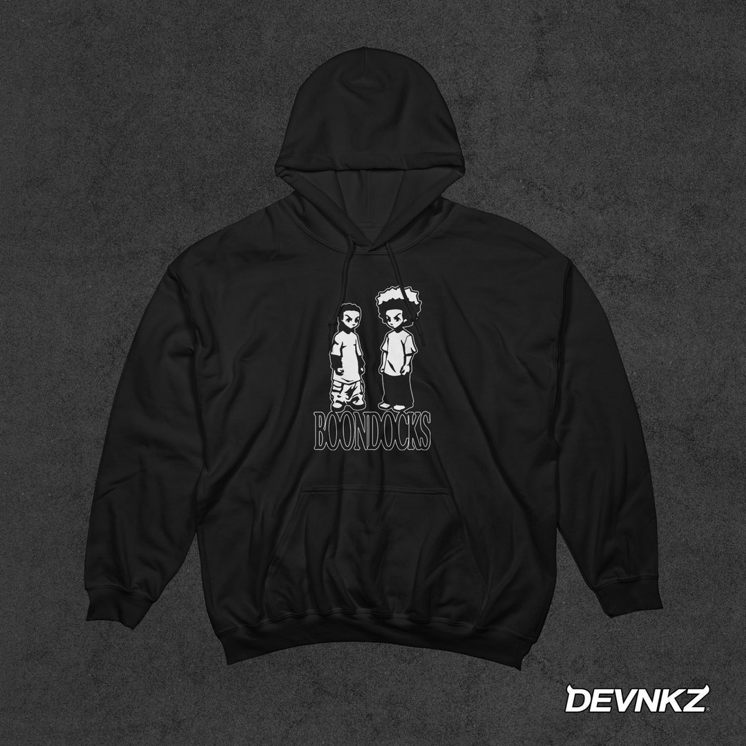 The Boondocks Hoodie, Riley and Huey Pullover - Etsy