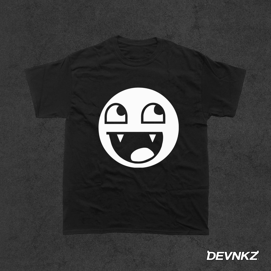Epic Face Vampire T-shirt, Y2K Streetwear, Emo Shirt, Goth Shirt, Scene ...