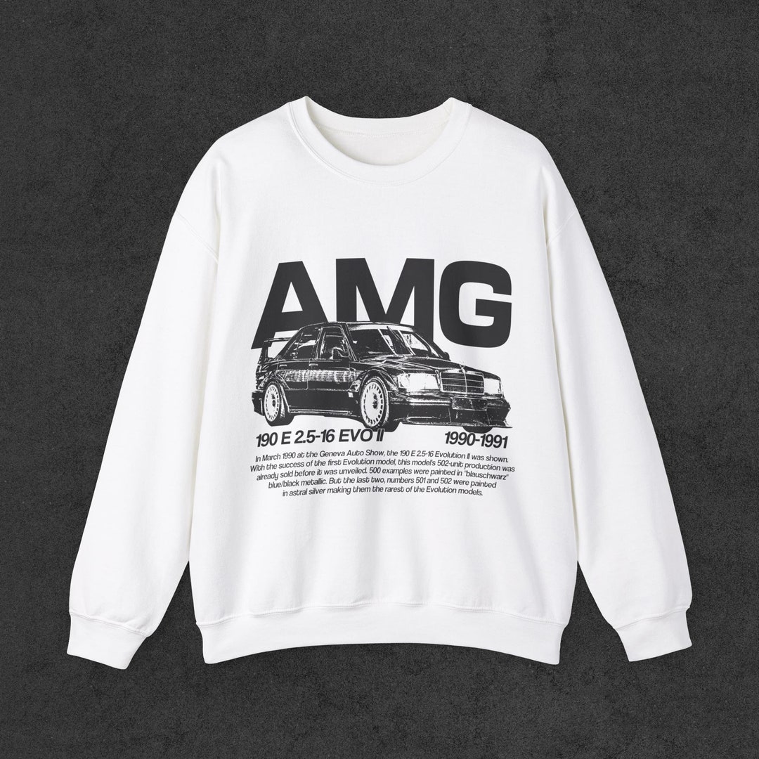 Vintage AMG 190E 2.5-16 EVO II Racing Sweater, 90's Racing Sweatshirt ...