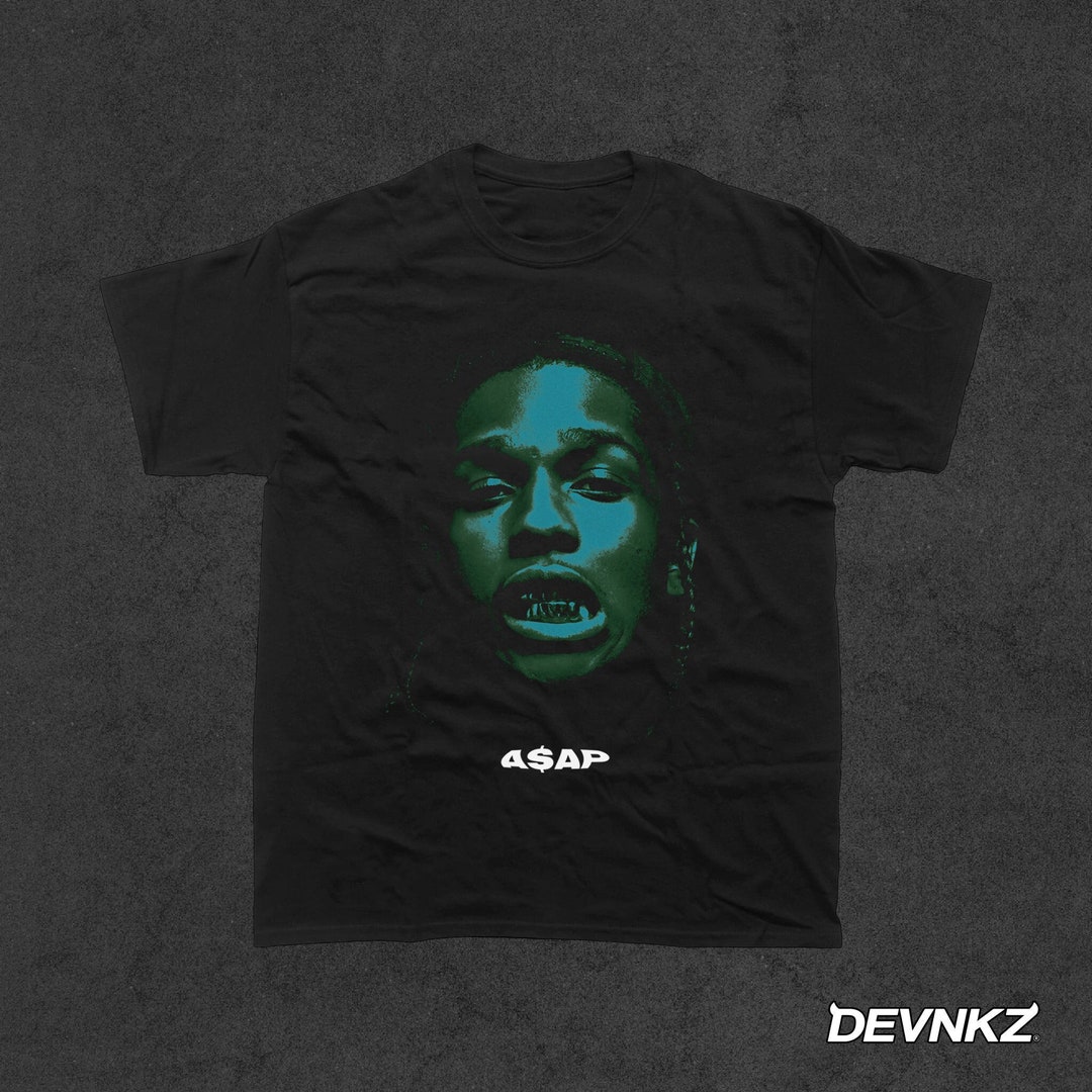 Asap Rocky T-shirt, Asap Mob Concert Tour Merch | Heavy Cotton Tee - Etsy
