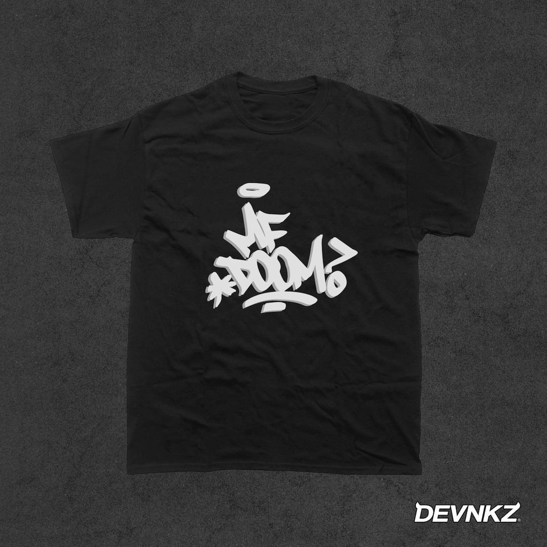MF DOOM Tag Graphic T-shirt | Heavy Cotton Tee - Etsy