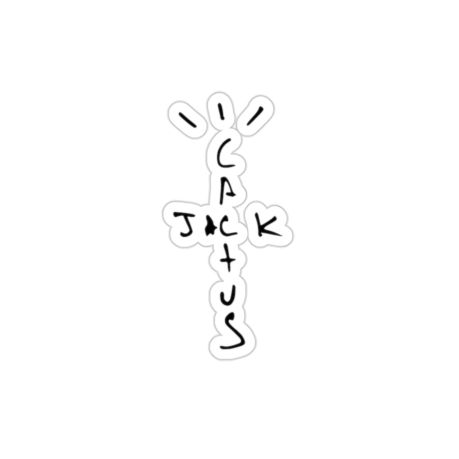 Cactus Jack Sticker - Etsy