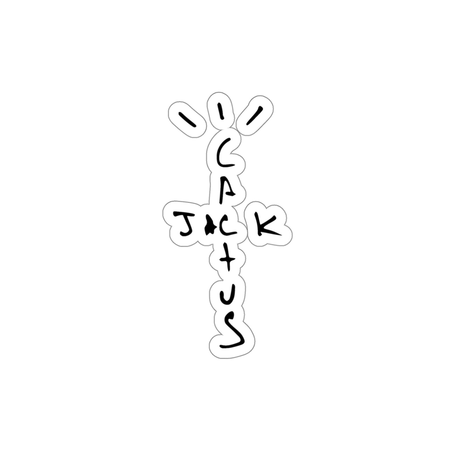 Cactus Jack Sticker - Etsy