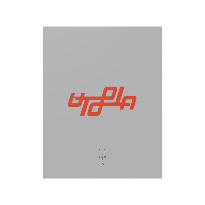 Travis Scott Utopia Satin Poster 2 - Etsy