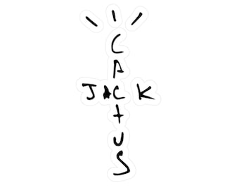 Cactus Jack Logo Sticker | Travis Scott Sticker | Jackboys | Glossy ...