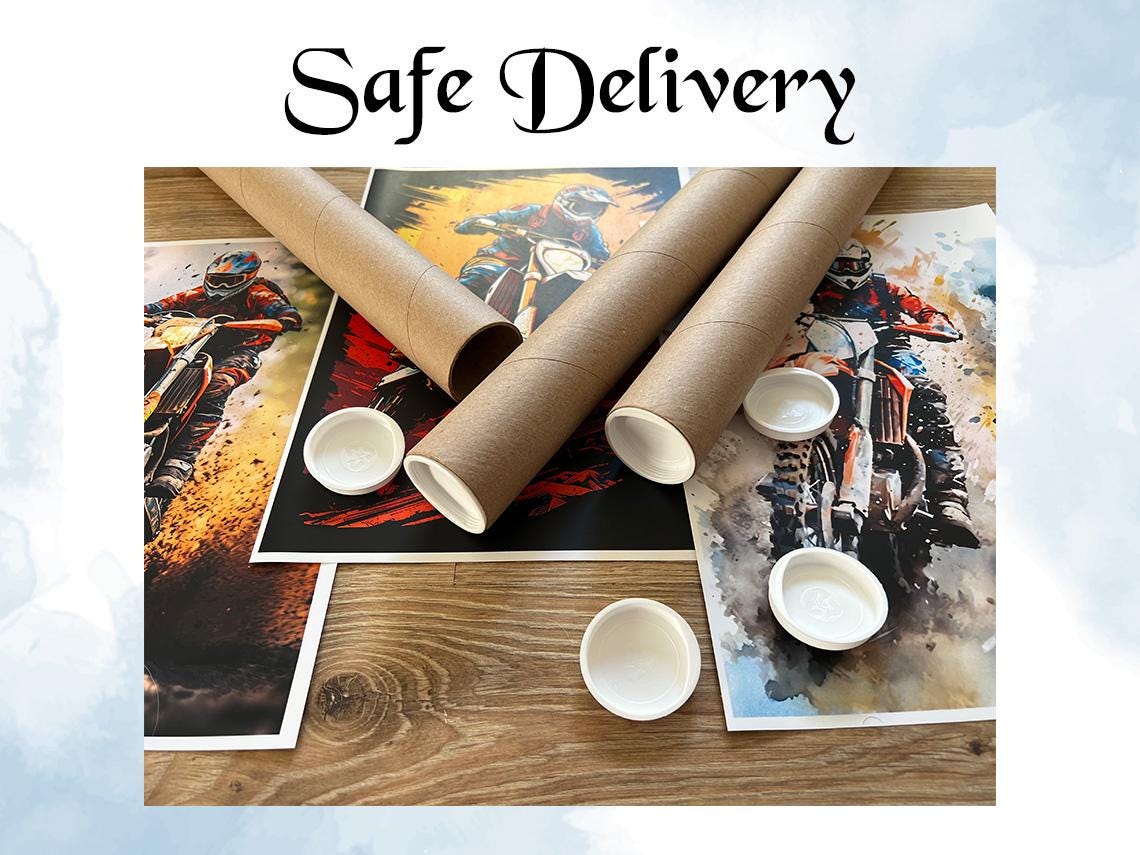 Enduro Poster, Ultra Realistic, Metal Print, Motocross Wall Decor ...