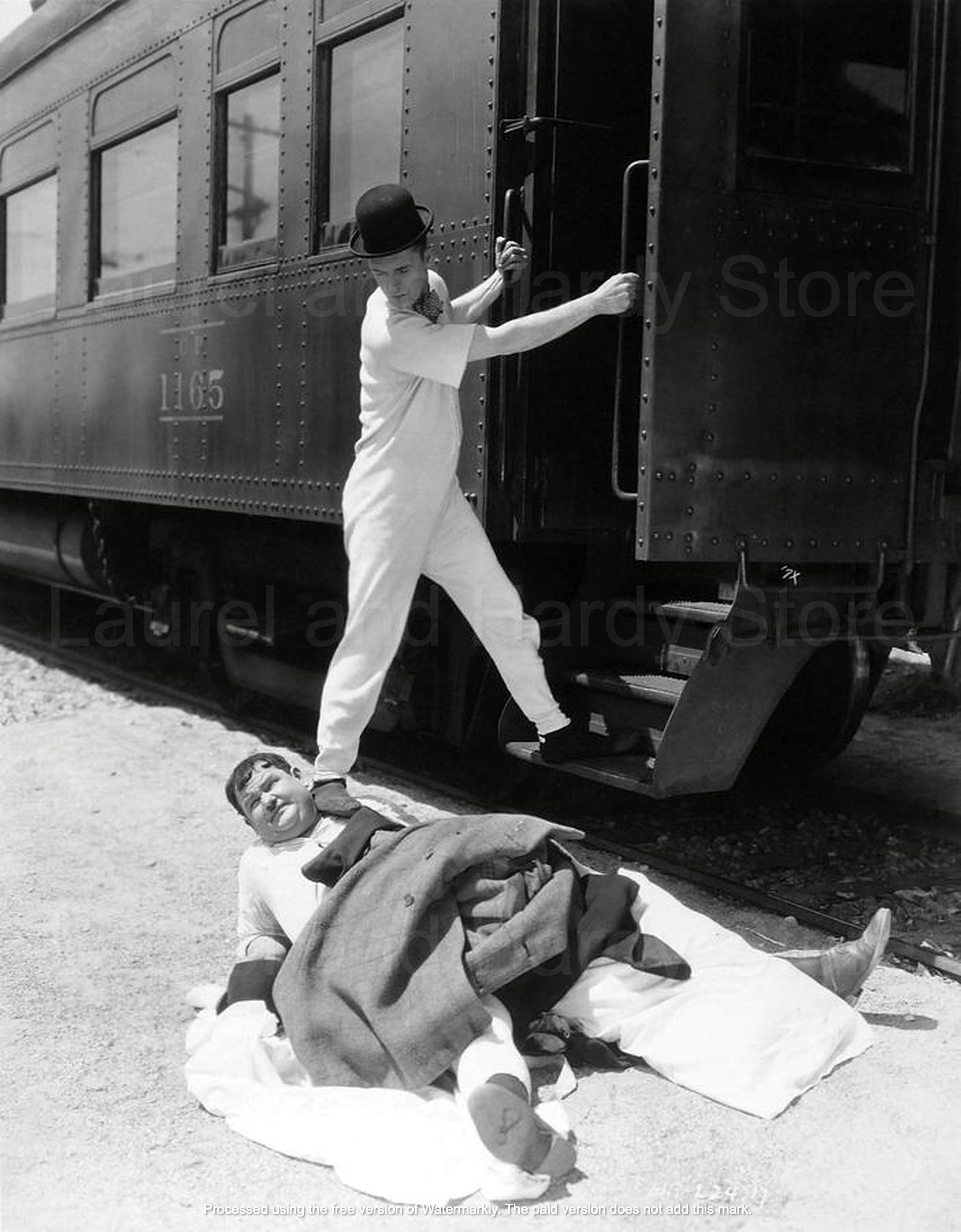 Laurel and Hardy Berth Marks 1929 Signed Autograph Print Digital ...