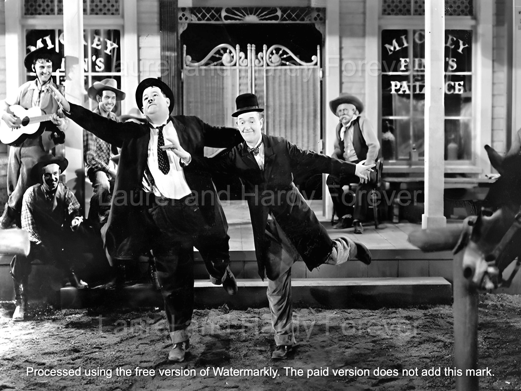 Laurel and Hardy Way Out Digitally Restored Downloads Western Comedy ...