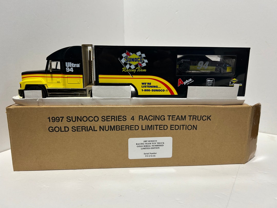 1997 Sunoco Series 4 Racing Team Truck Gold Serial Numbered - Etsy