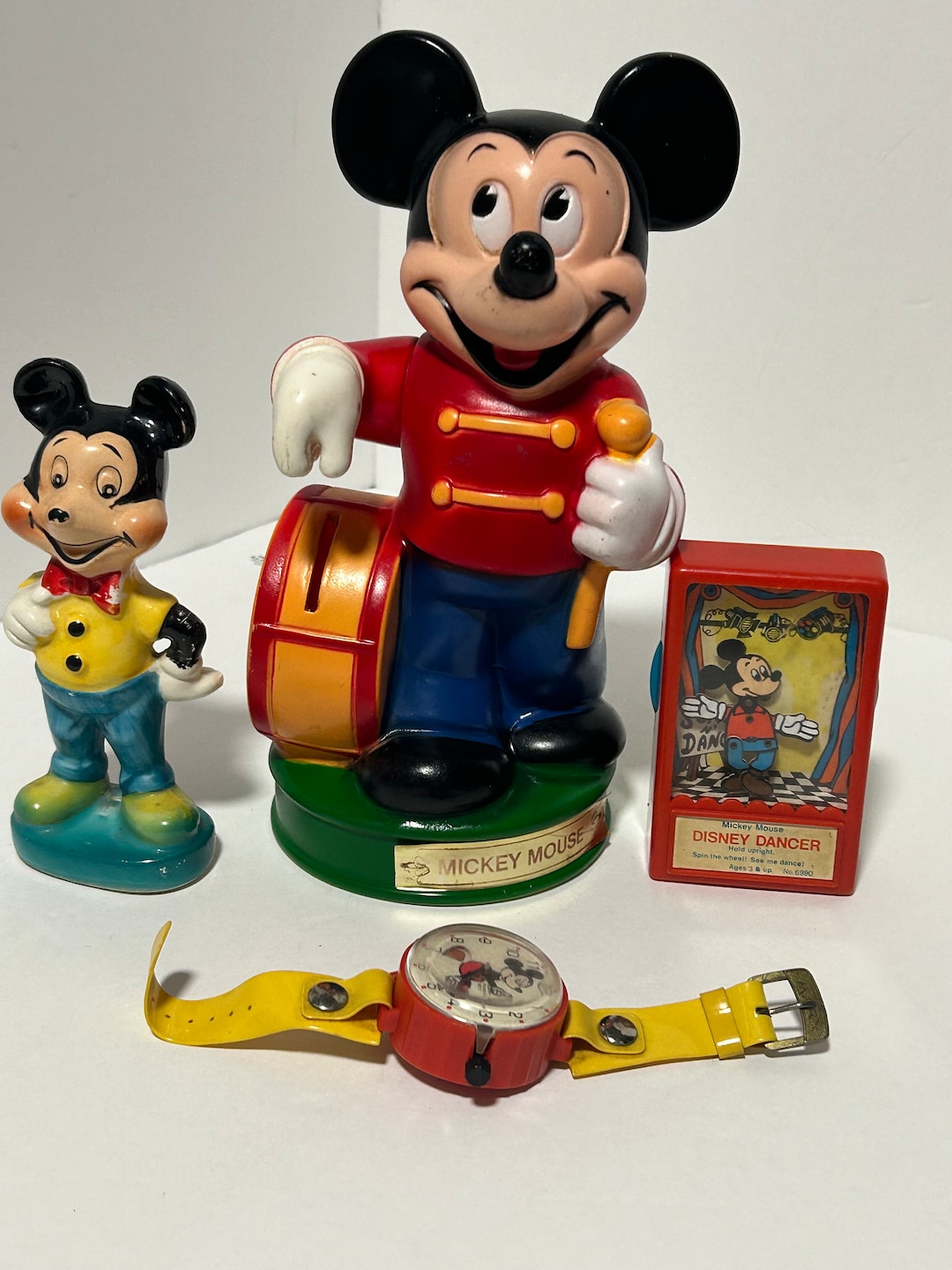 4 Vintage Mickey Mouse Collectibles - Etsy