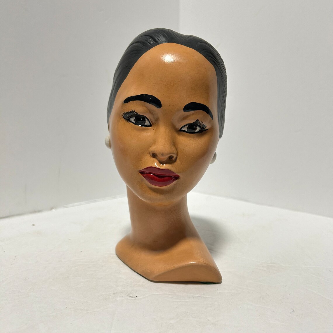 Vintage Holland Mold Ceramic Bust Woman's Head - Etsy