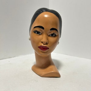 Vintage Holland Mold Ceramic Bust Woman's Head - Etsy