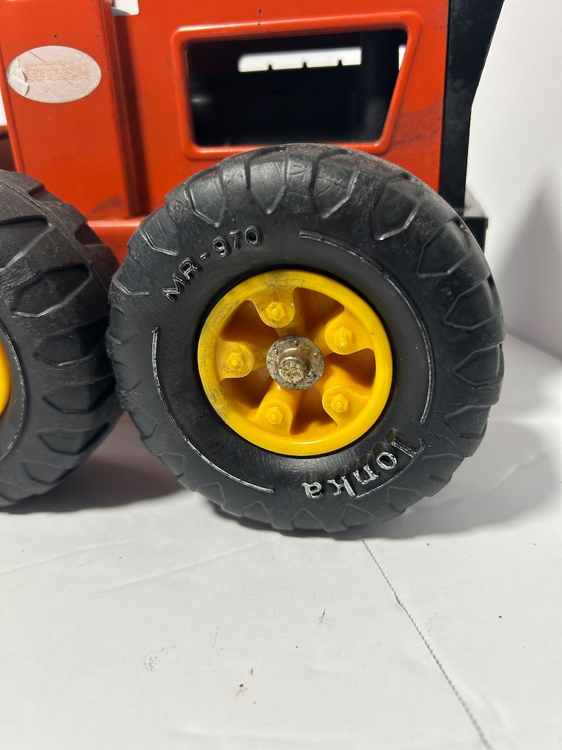 Tonka Orange MR-970 Metal Toy Grader - Etsy