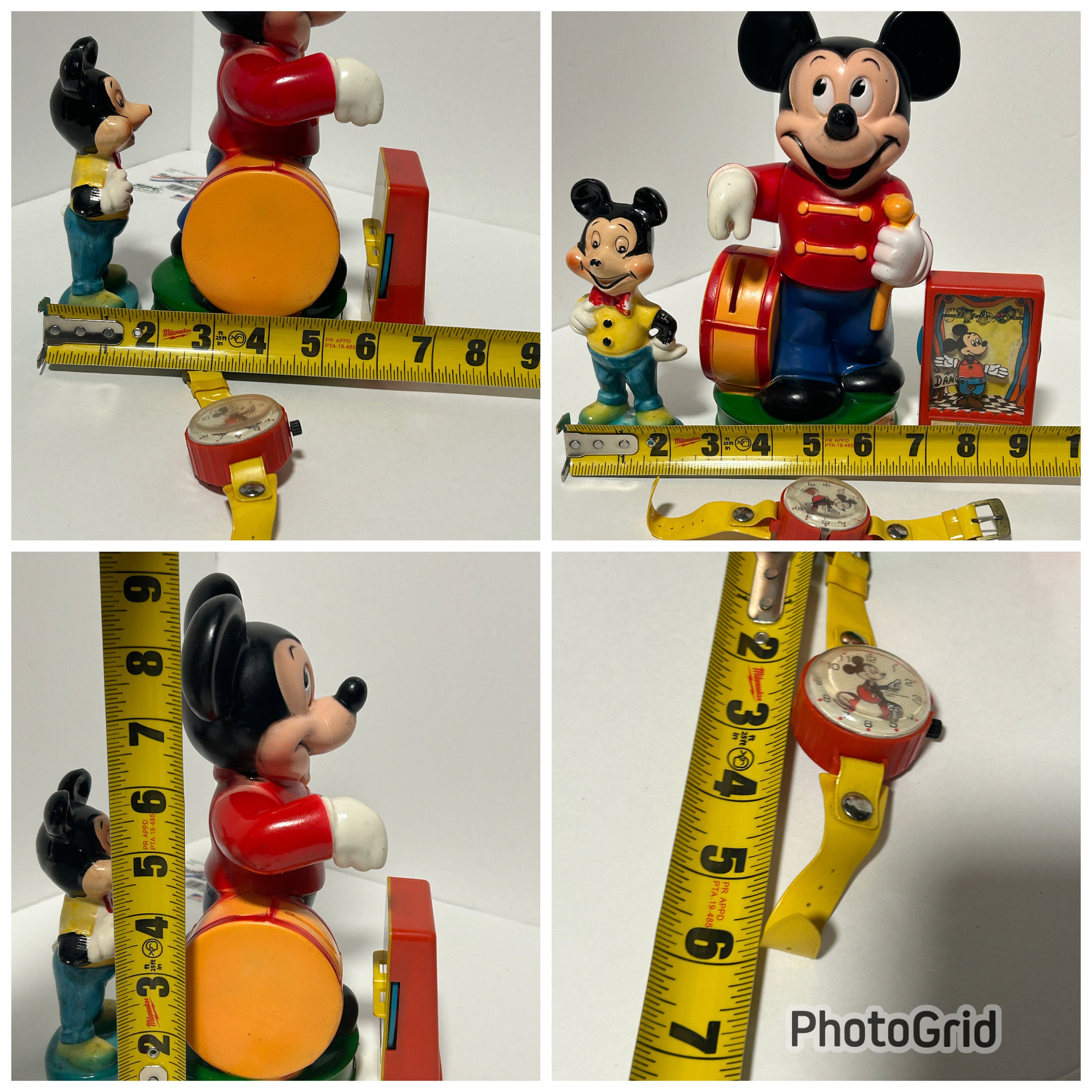 4 Vintage Mickey Mouse Collectibles - Etsy