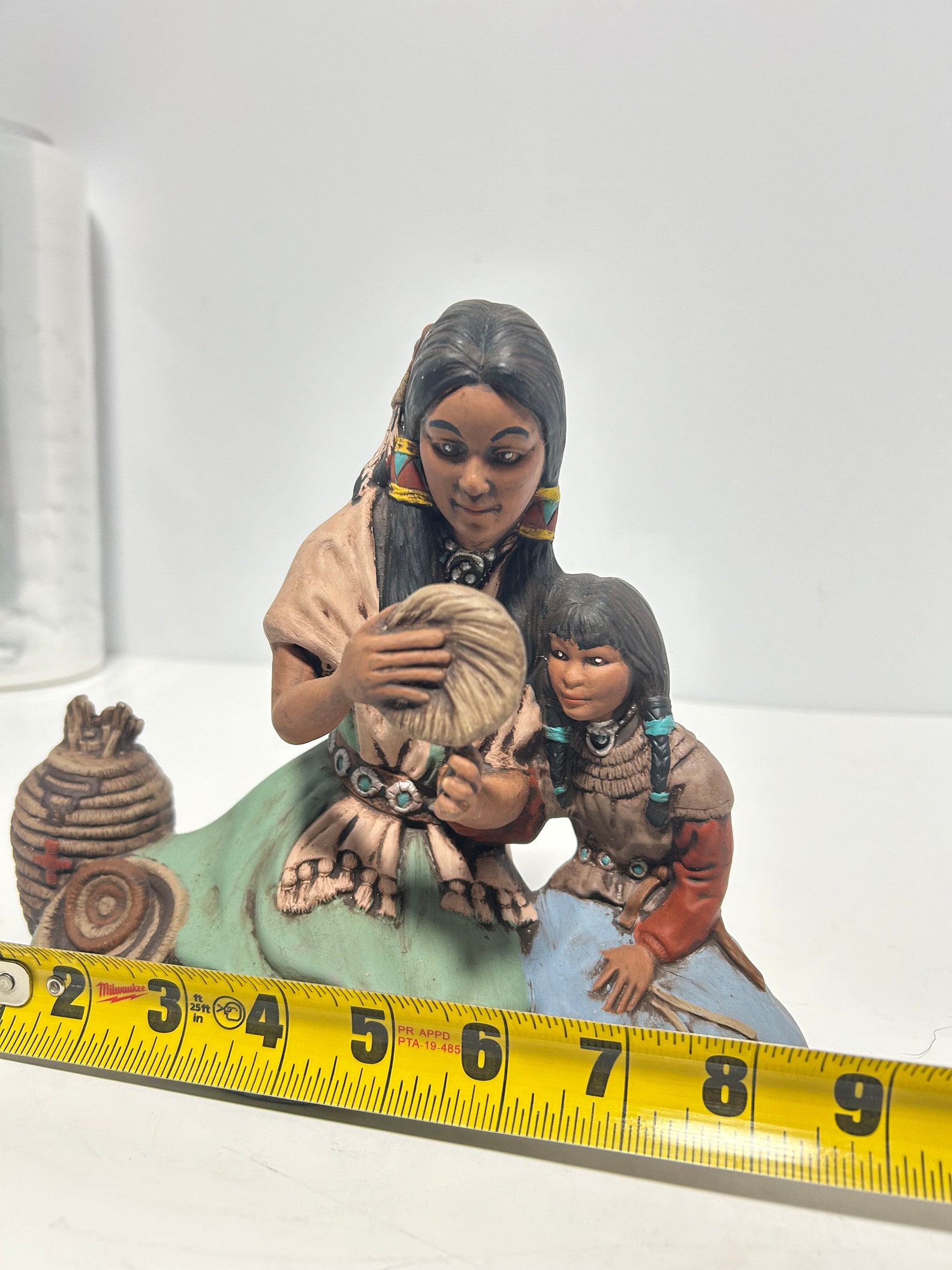 Native American Woman and Child Ceramic Figure - Etsy