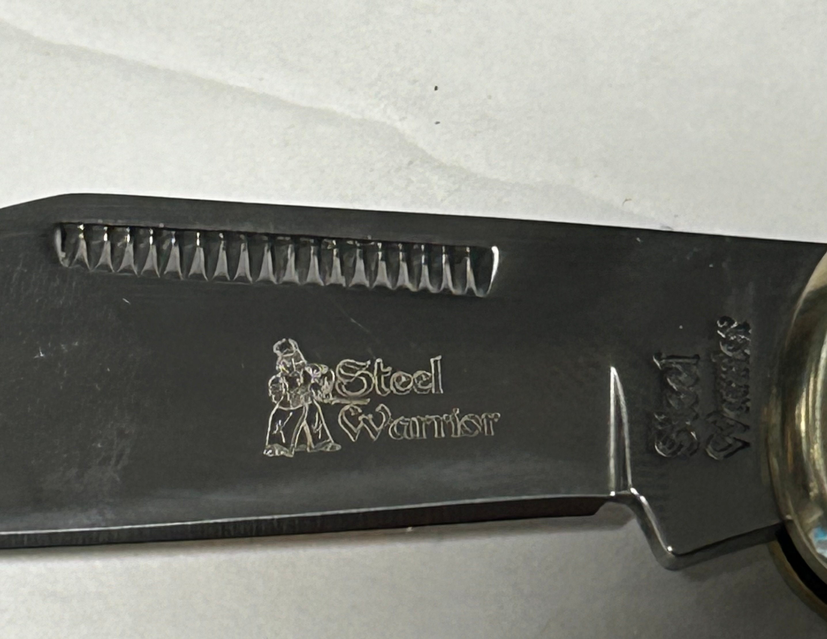 Steel Warrior by Frost Cutlery Warrior Lockback SW-1231TS Pocket Knife - Etsy