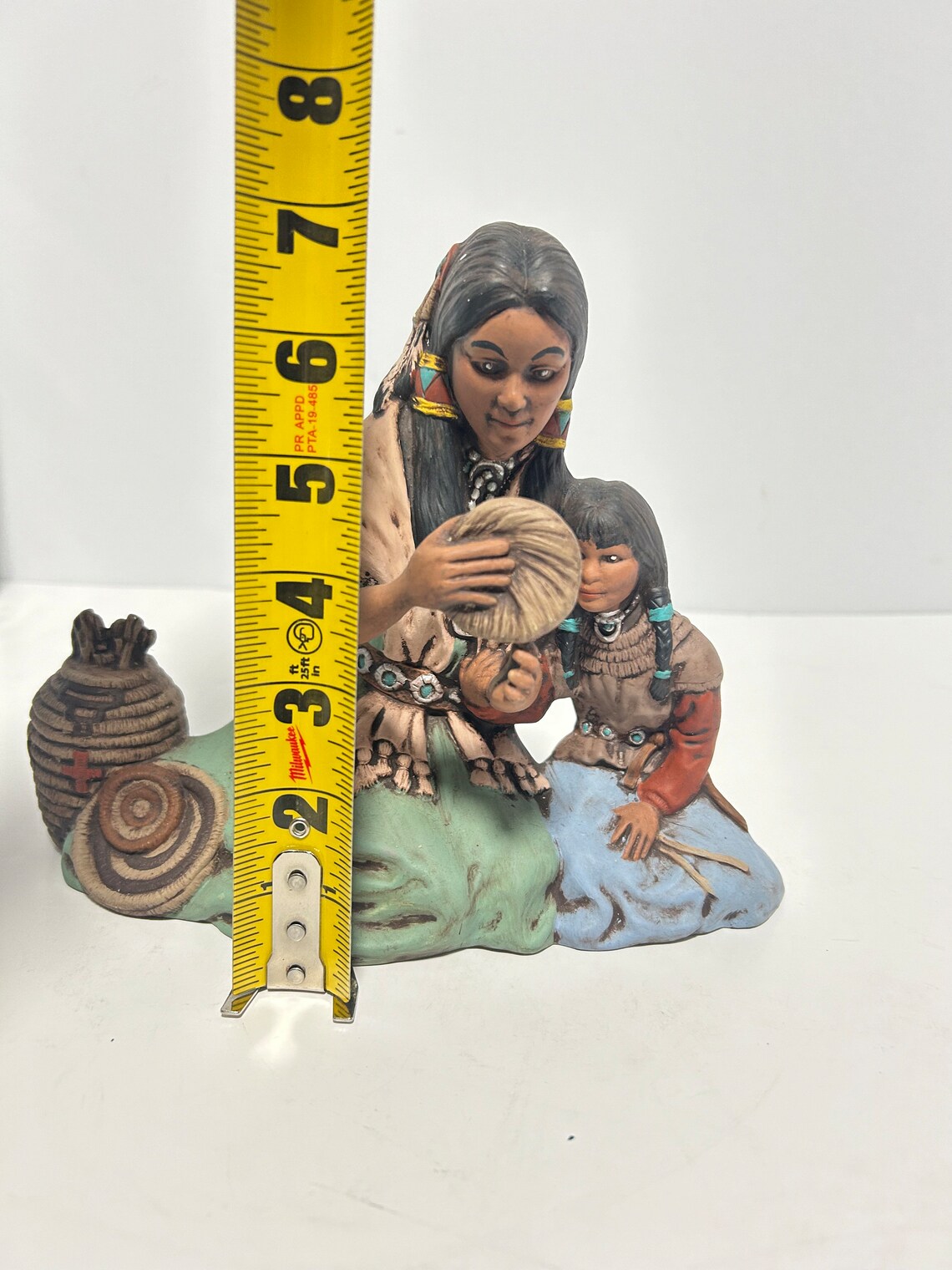 Native American Woman and Child Ceramic Figure - Etsy